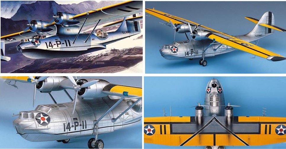 PBY-5 FLYING BOAT CATALINA 1/72 1:72 / ACADEMY MODEL KIT / #2123