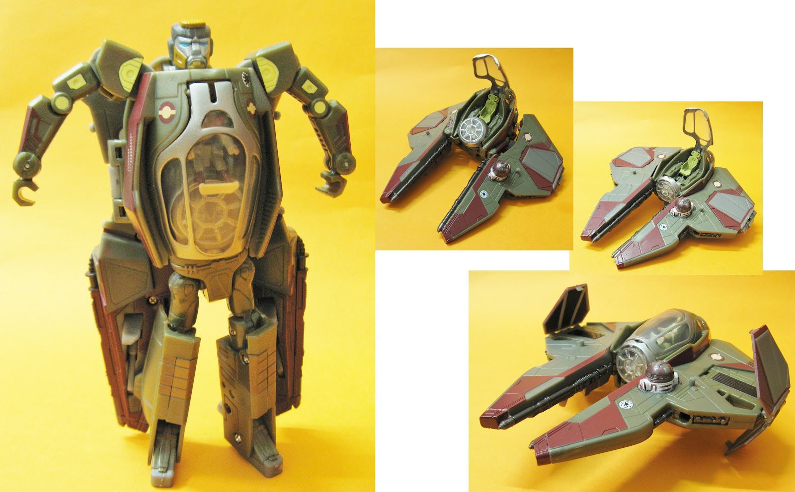 STAR WARS TRANSFORMERS : Obi-Wan Kenobi / Jedi Starfighter Eta-2 星戰變形金剛 ...