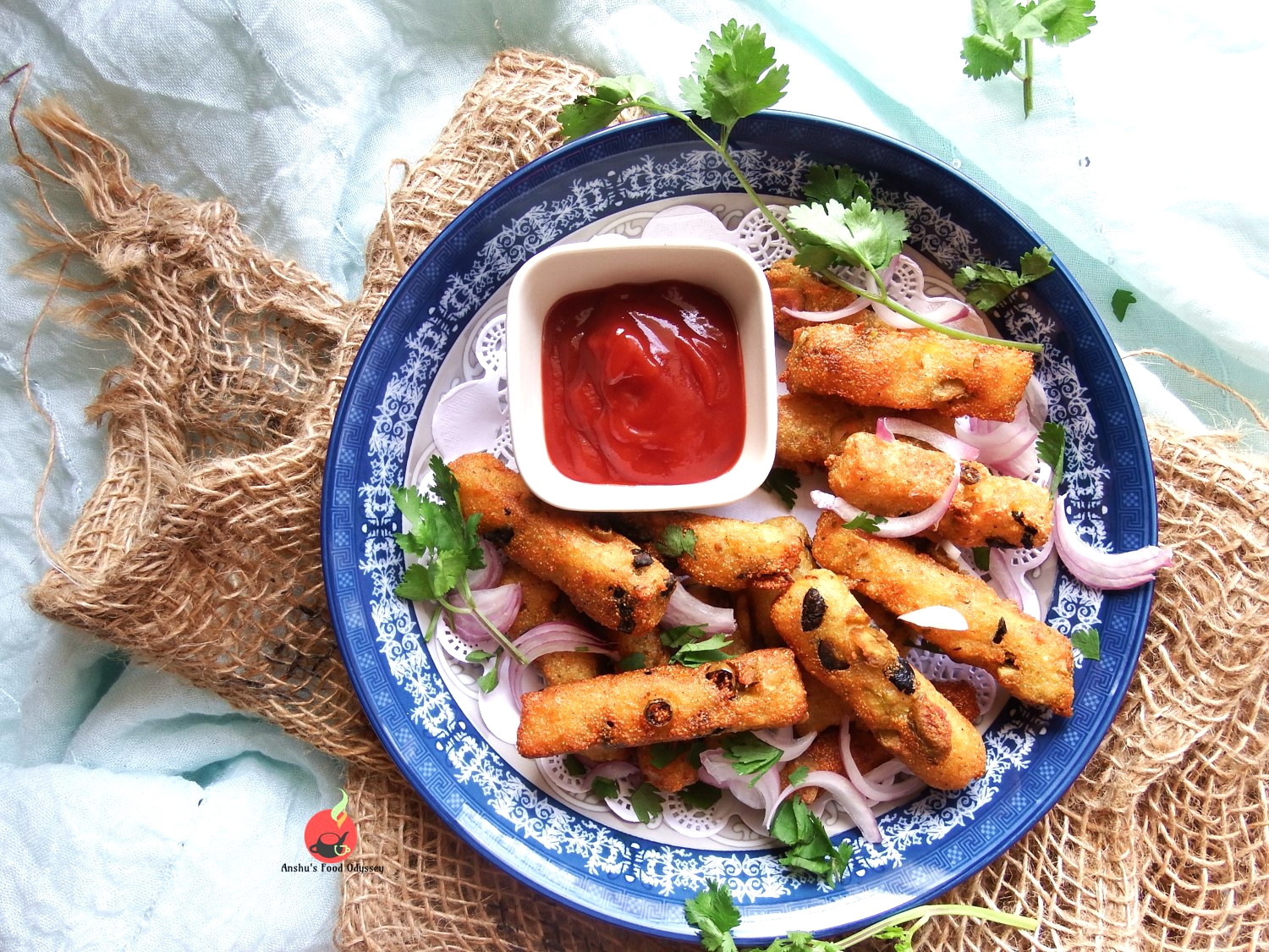 Garlic & Herb Potato-Semolina Fingers