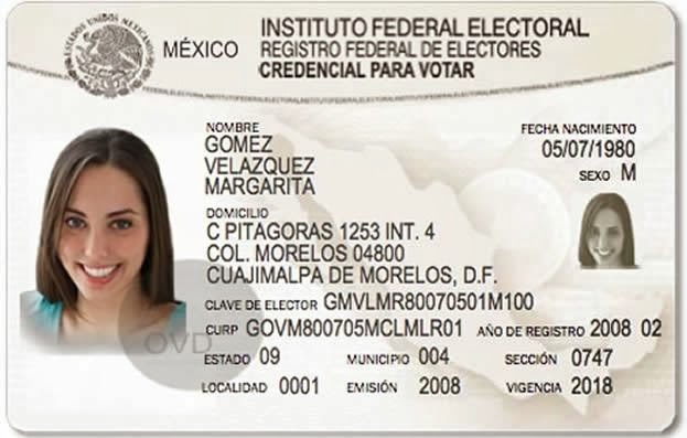 Magazine Life Durango: PRESENTA IFE NUEVO MODELO DE CREDENCIAL PARA ...