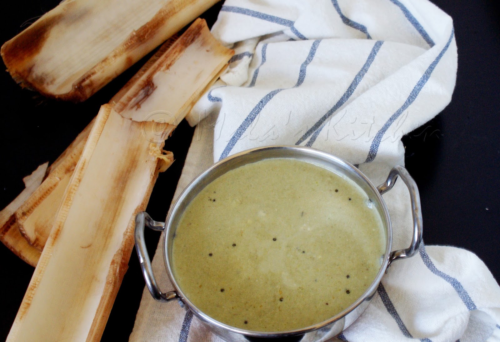 Valethind Thayir Pachadi | Baledindu Mosaru Pachadi/Bajji |Banana Stem ...