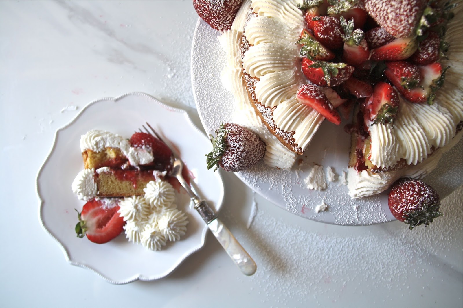 salted sugared spiced™: Strawberry Jam Sponge Cake