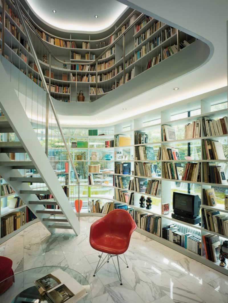 Emerald + Aubergine: Mezzanine Libraries - A lofty idea!