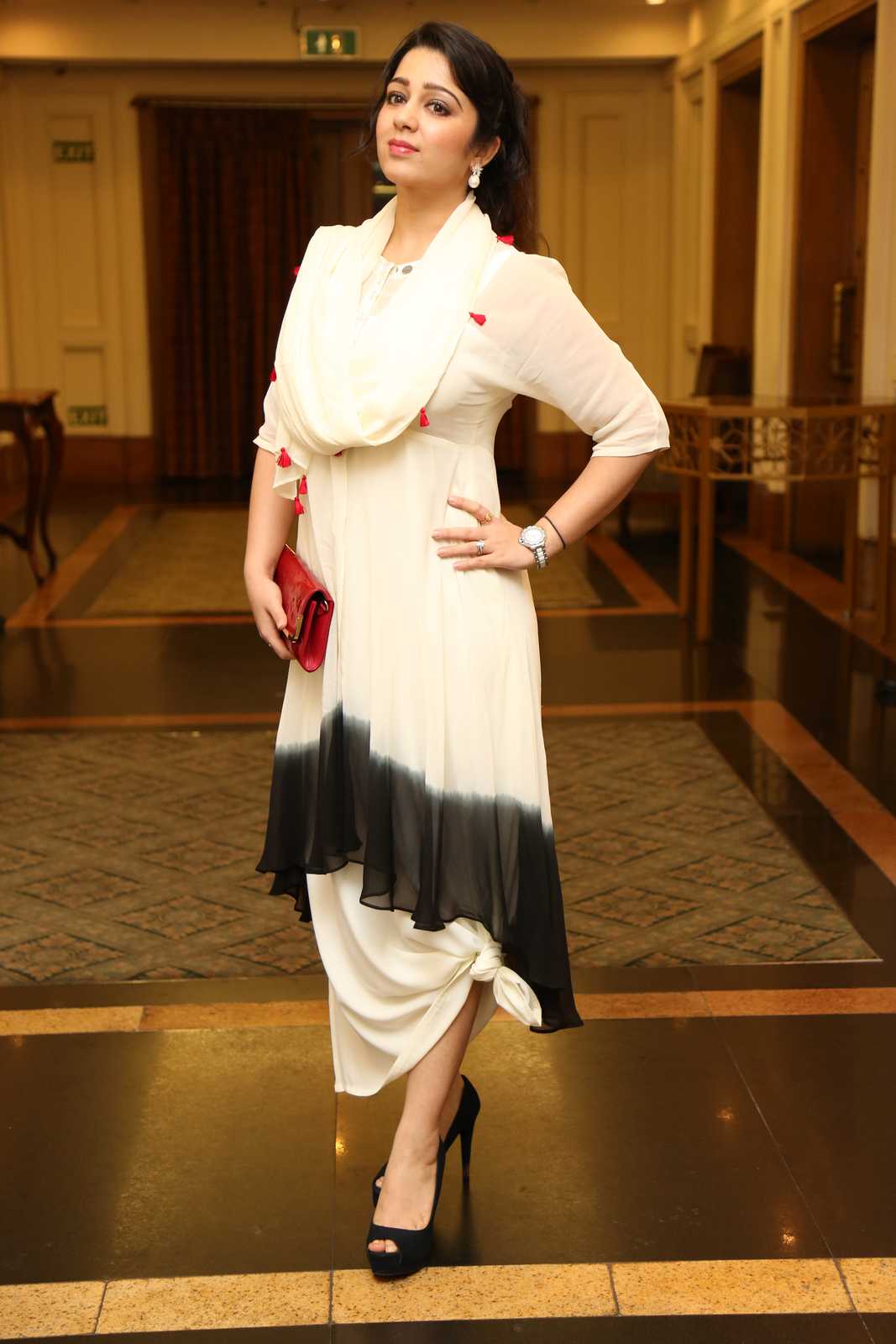 Actress Charmi Stills At Pink Ribbon Campaign Press Meet