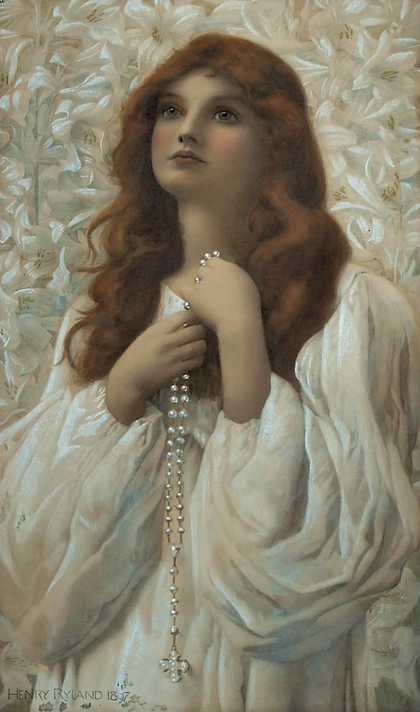 Henry Ryland - A Neo-Classical / Pre-Raphaelite British Painter - Fine ...