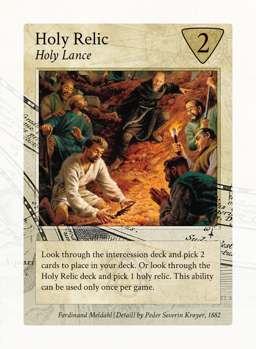 Robert Burke Games: Holy Relic Card Progress