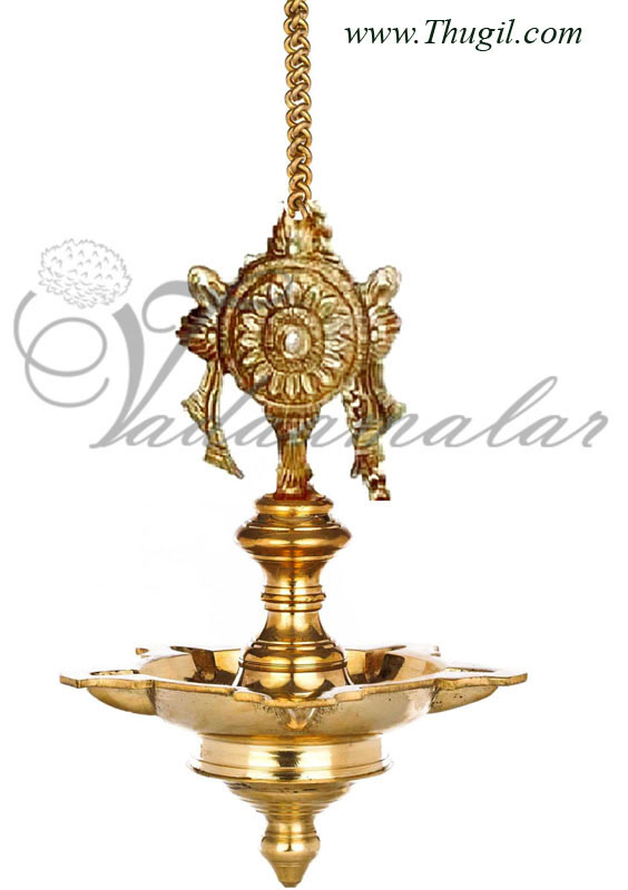 Illuminating Devotion: Brass Oil Lamps of Tamil Nadu for Daily Worship ...
