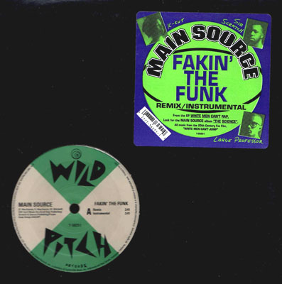 12'' Inch Vinyl Rap 90'S: Main Source - Fakin' The Funk (12'') (1992)