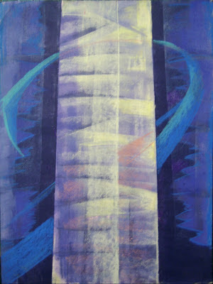 Artist Mirjana Krstevska: ORIGINAL ABSTRACT SOFT PASTEL PAINTINGS