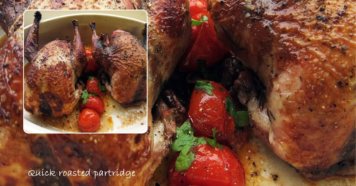 The Outdoor Lab: Quick roasted partridge