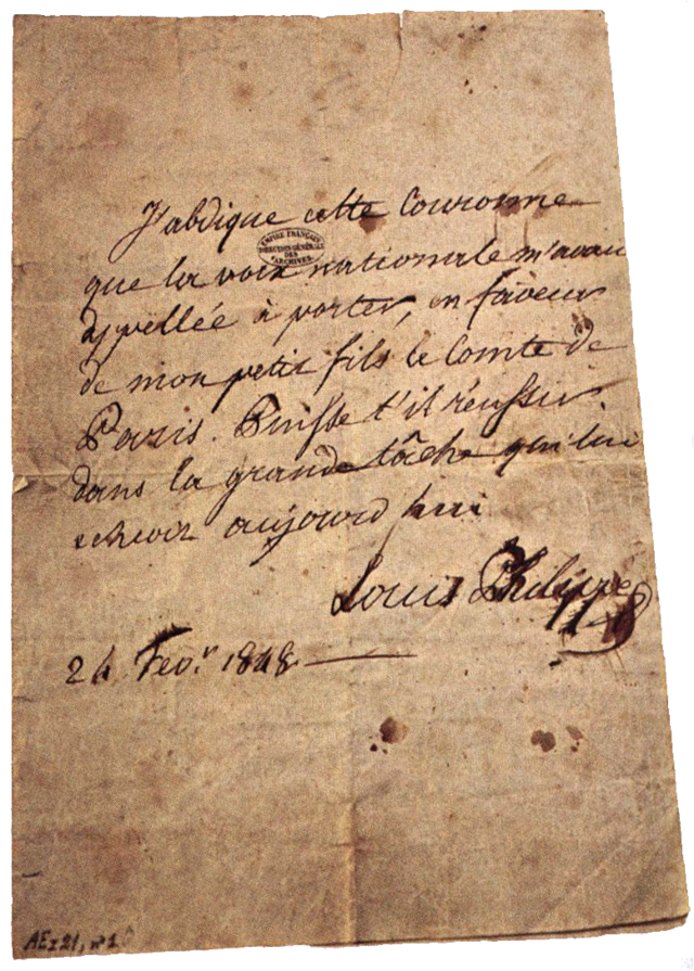 Lo Que Pasó en la Historia: February 24: King Louis Philippe of France ...