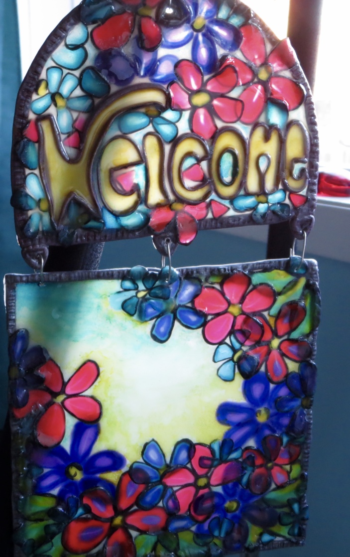 HeArtfully Creating: Polymer Clay Adventure: Faux Stained Glass Effects