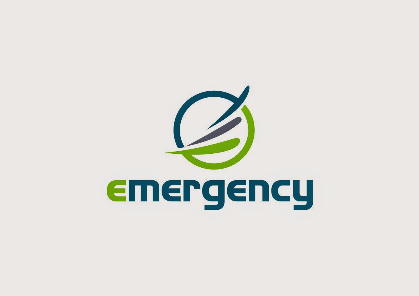 vector logo: emergency logo