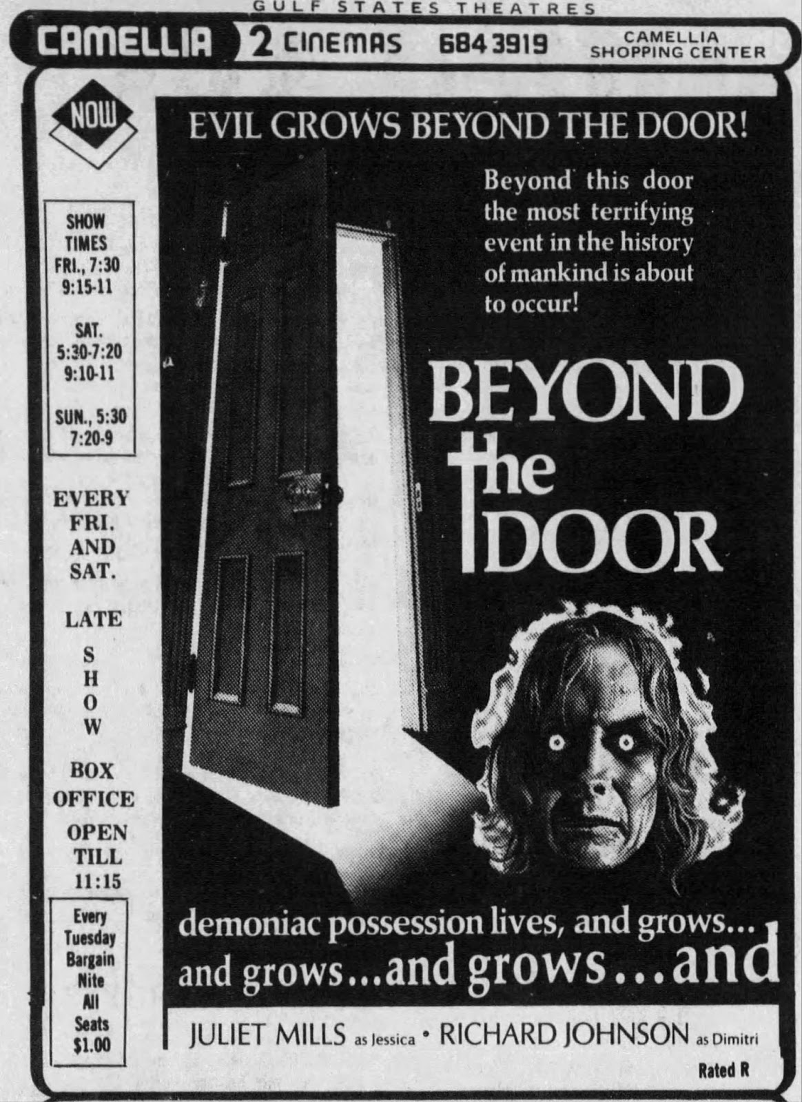 Groovy Doom: Halloween Faves: Beyond The Door (1974)