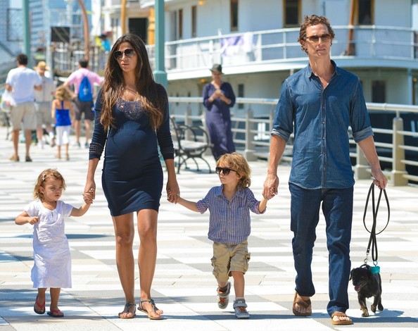 FOX PICTURE: Matthew McConaughey and Family Out in Tribeca 2