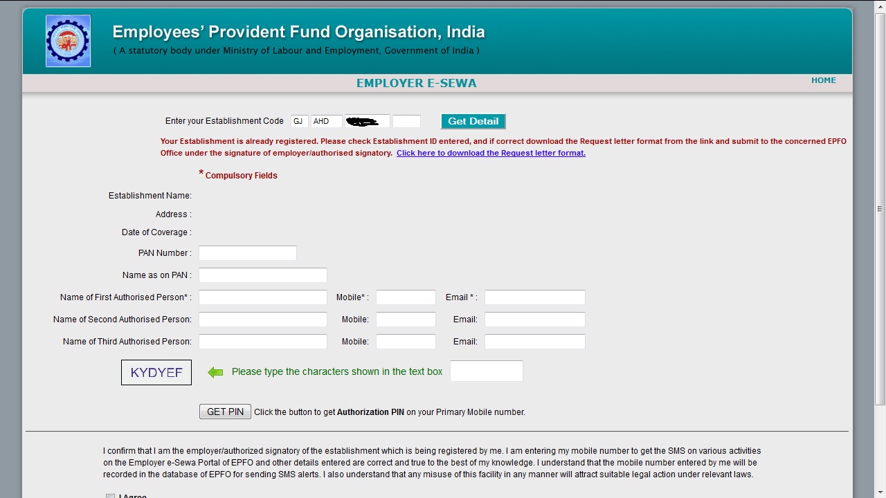 EPFO E-RETURN: EPFO Employer E-Sewa Registration common problem & solutions