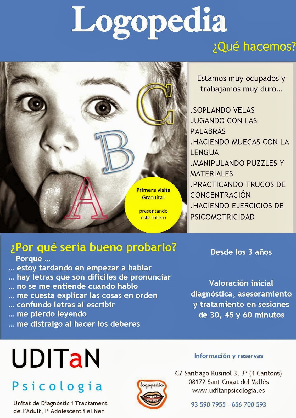 UDITAN Psicologia: SERVICIO DE LOGOPEDIA