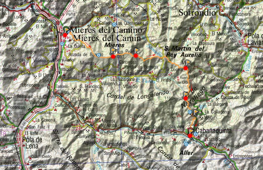 monchu x montaña: MIERES - BURRA BLANCA - CABAÑAQUINTA