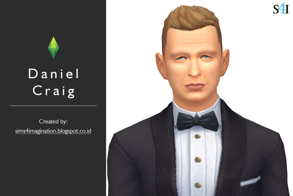 My Sims 4 CAS: Daniel Craig - Imagination Sims 4 CAS