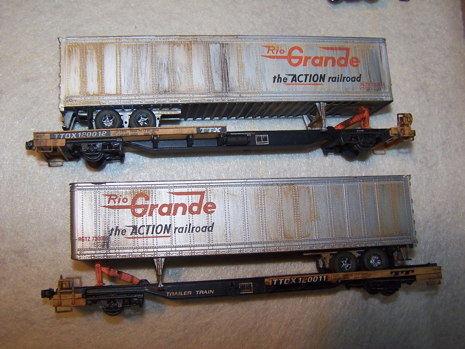 D & H "Colonie Main" layout: HO Roster: TOFC equipment