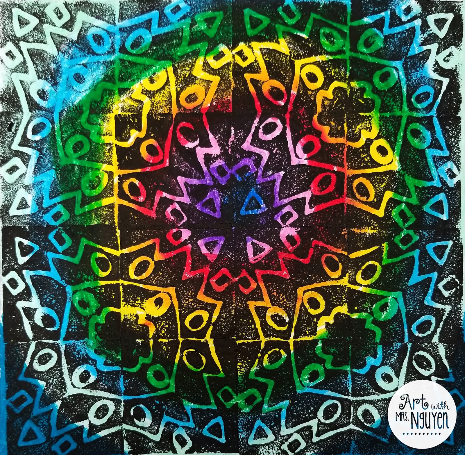 Radial Printmaking (4th) | Art with Mrs. Nguyen