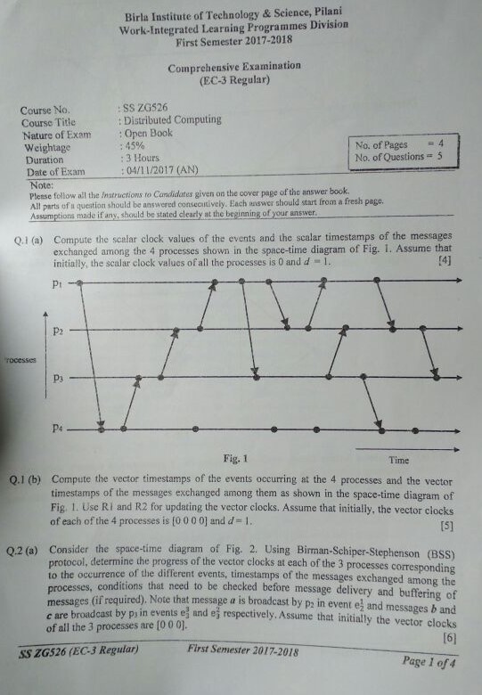 Coding Tech Life: Distributed Computing Comprehensive Examination ...