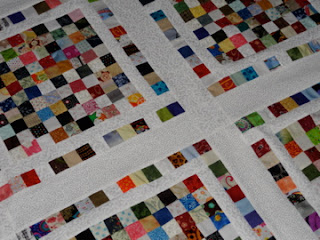 Just One More Stitch: 100-Patch Quilt - top finished