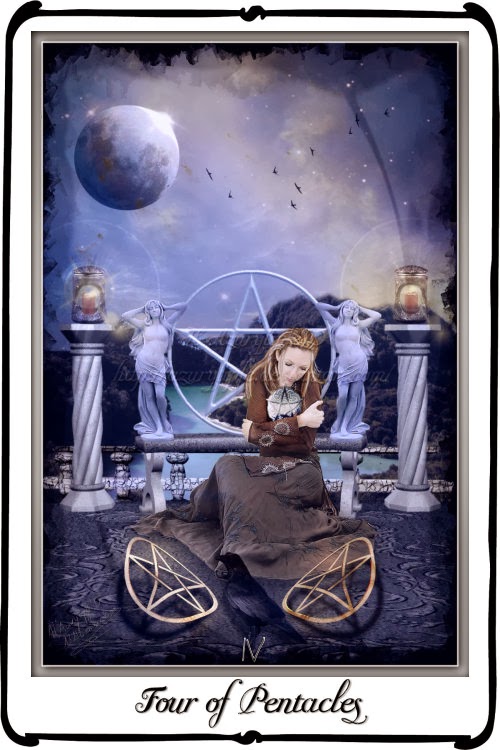 RETRO KIMMER'S BLOG: THE FOUR OF PENTACLES
