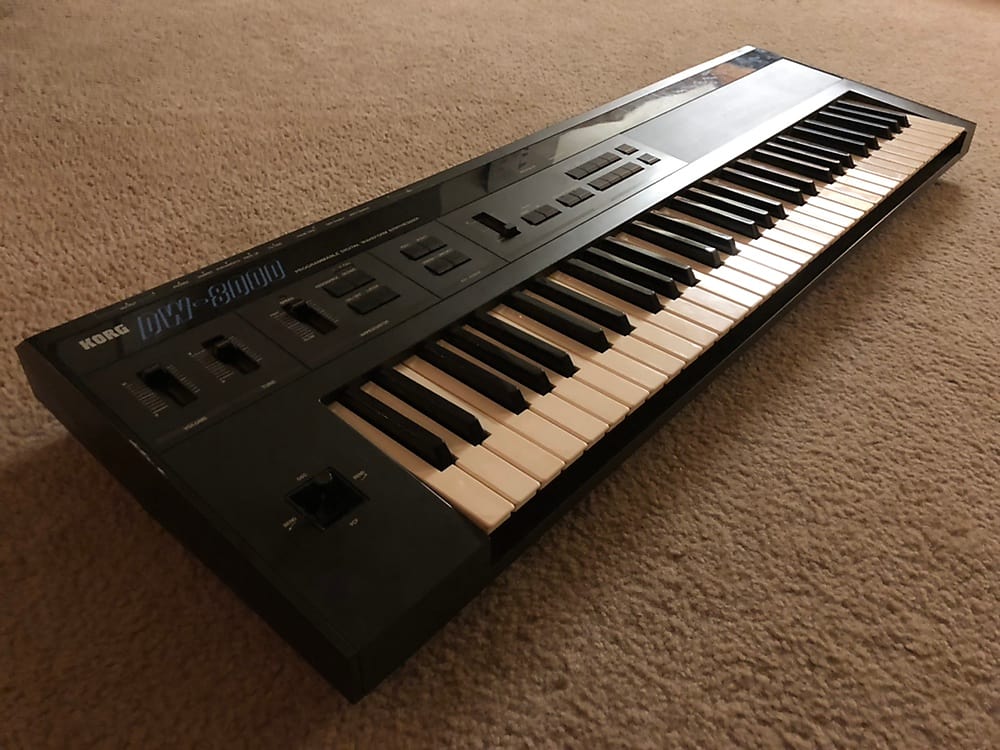 MATRIXSYNTH: Korg DW-8000 SN 013681 w/ Foot Pedal