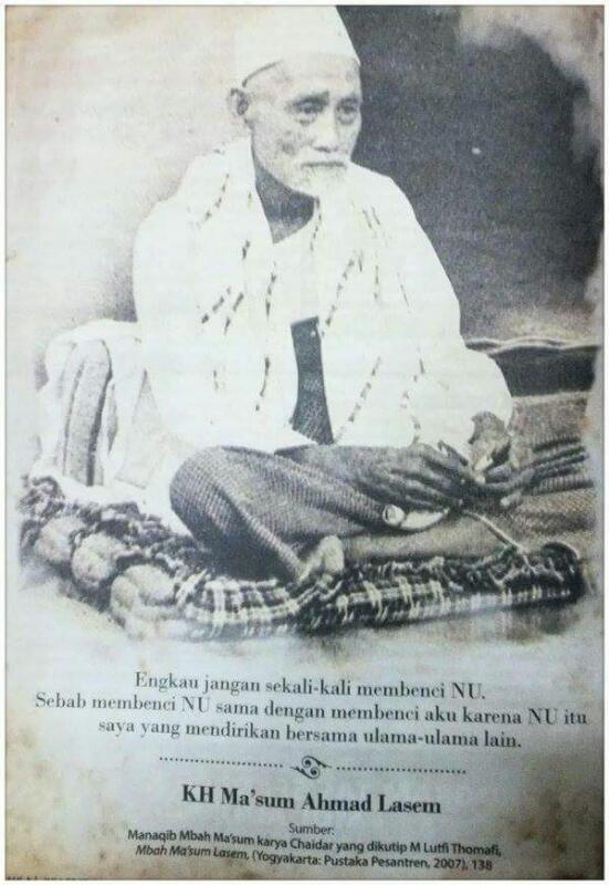 KAROMAH MBAH MA'SHUM LASEM - KMNU-UNILA.Org : Menebar Dakwah ...