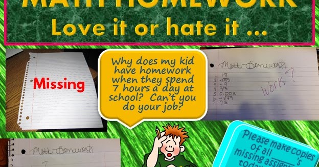 Mathematical Mayhem: Math Homework - Love it or Hate it?