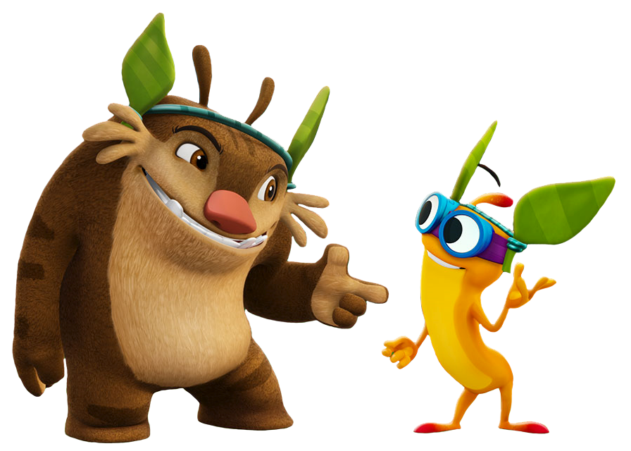 Cartoon Characters: Kate and Mim Mim