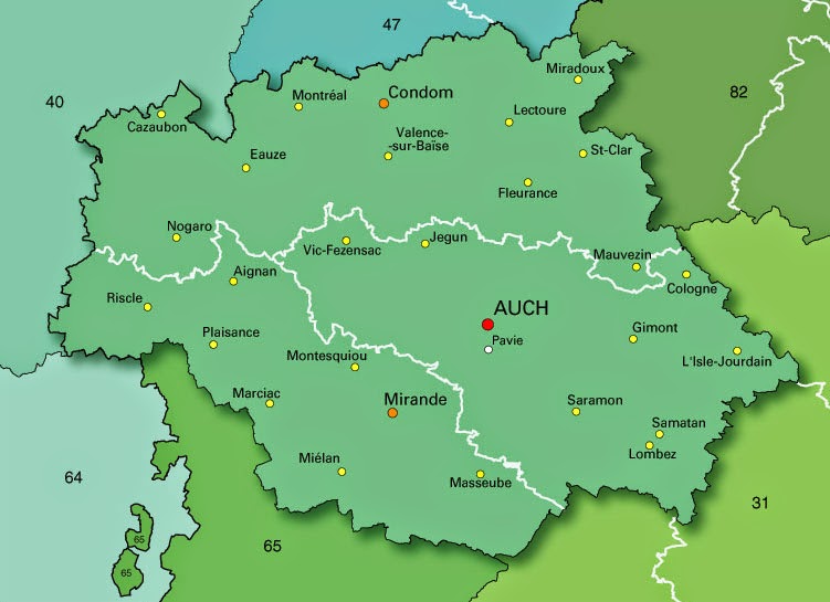 Midi-Pyrénées Languedoc-Roussillon, une région: Le Gers (département 32)