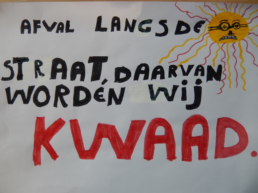 Project Afval en Milieu: onze slogans!