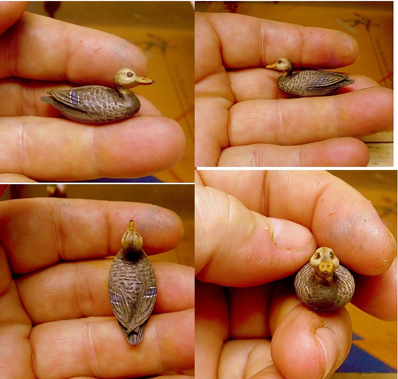 Miracle Chicken: 1:12 scale duck decoys-the first 3