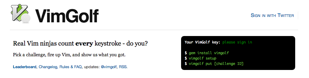 Vim으로 즐기는 골프(?) VimGolf - Seorenn SIGSEGV