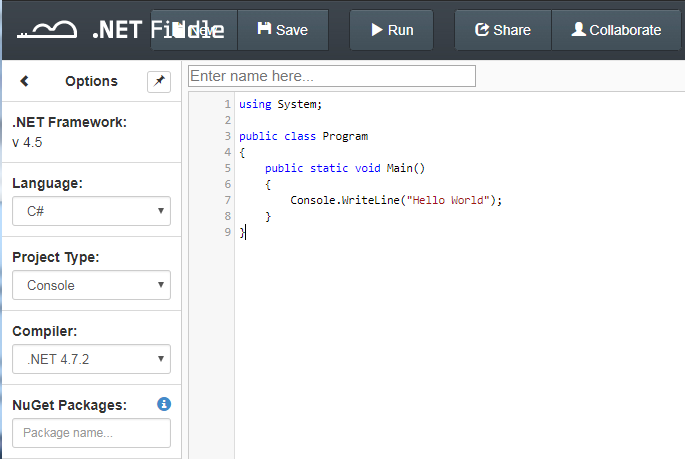 Dot.net Fiddle deixa programar C# no browser | Aberto até de Madrugada
