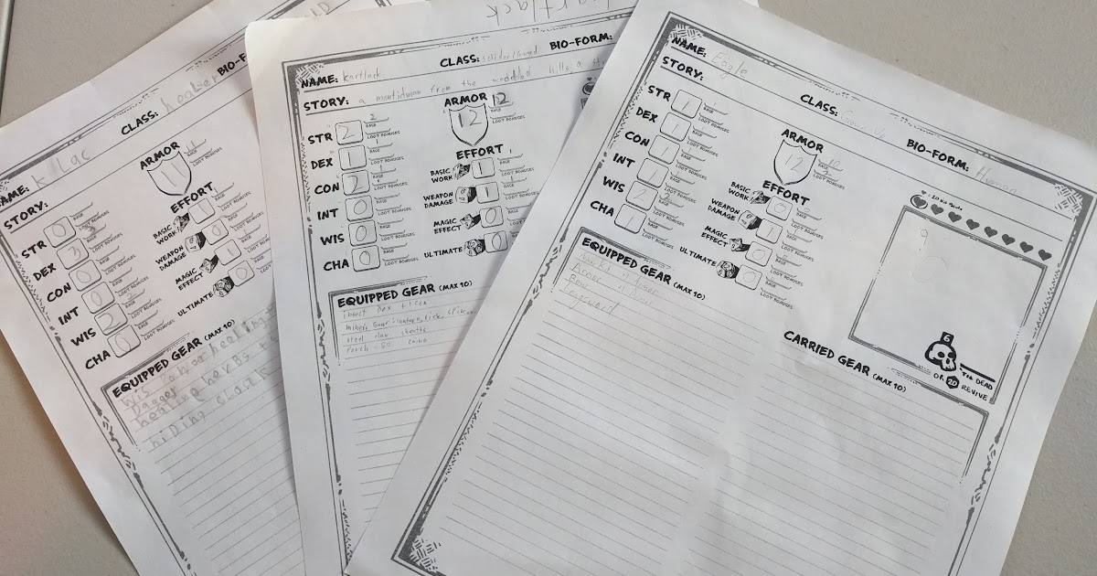 Paul Gestwicki's Blog: An afternoon with ICRPG