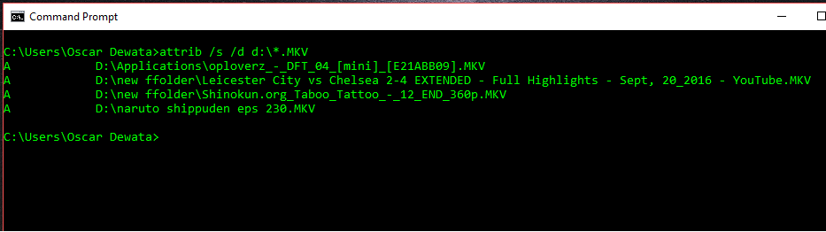 Mencari File berdasarkan Ekstensi/Format File di cmd sampai akar ...