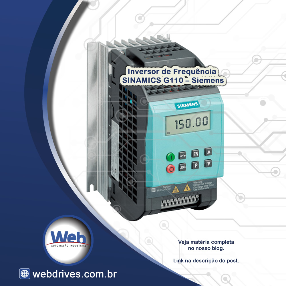 WWW.WEBDRIVES.COM.BR: Inversor de Frequência - SINAMICS G110 – Siemens.