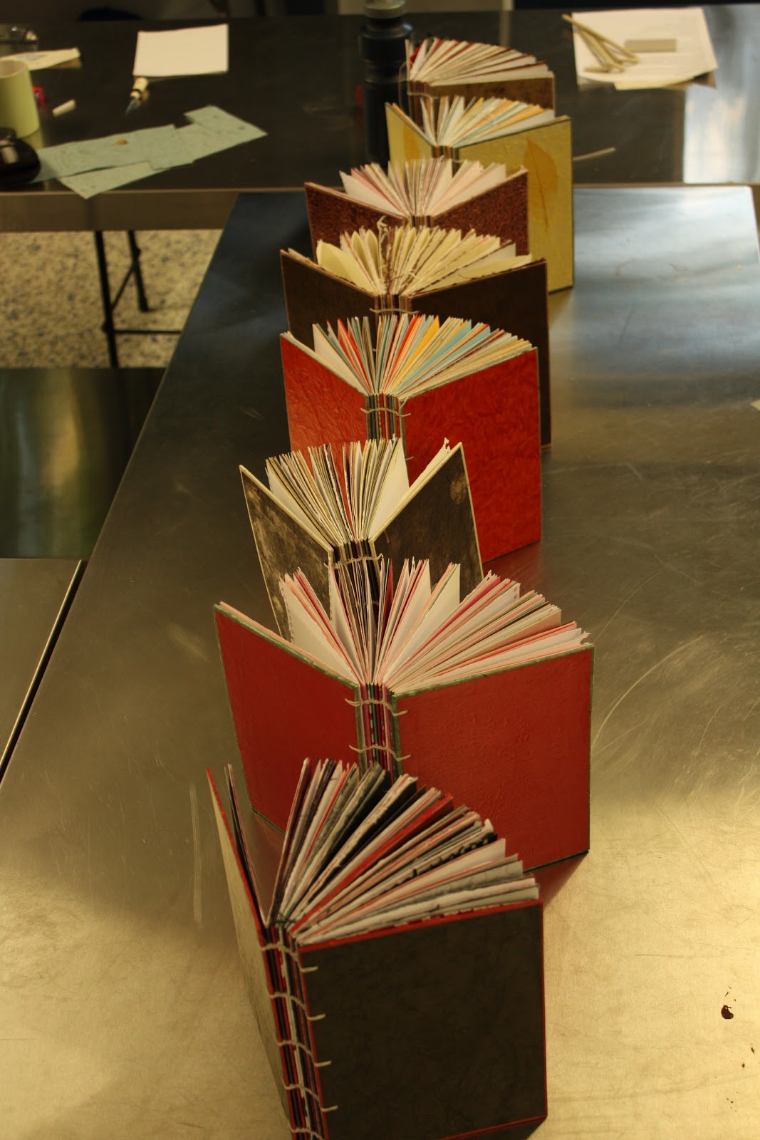 Tracey Hewitt Mixed Media Art: Coptic Book Binding