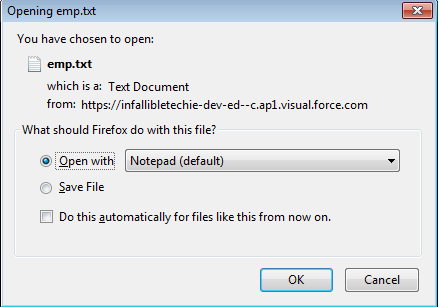 How to download visualforce page as text file in Salesforce? – InfallibleTechie
