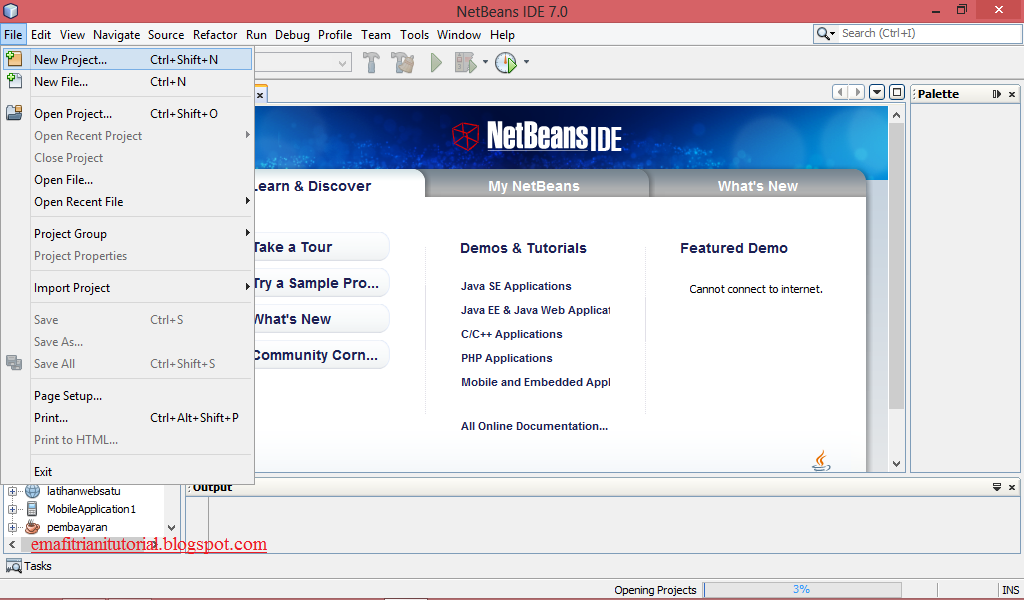 Tutorial Membuat Program menggunakan NetBeans IDE 7.0: Tutorial Membuat ...