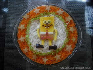 Art and Salads: SpongeBob Salad
