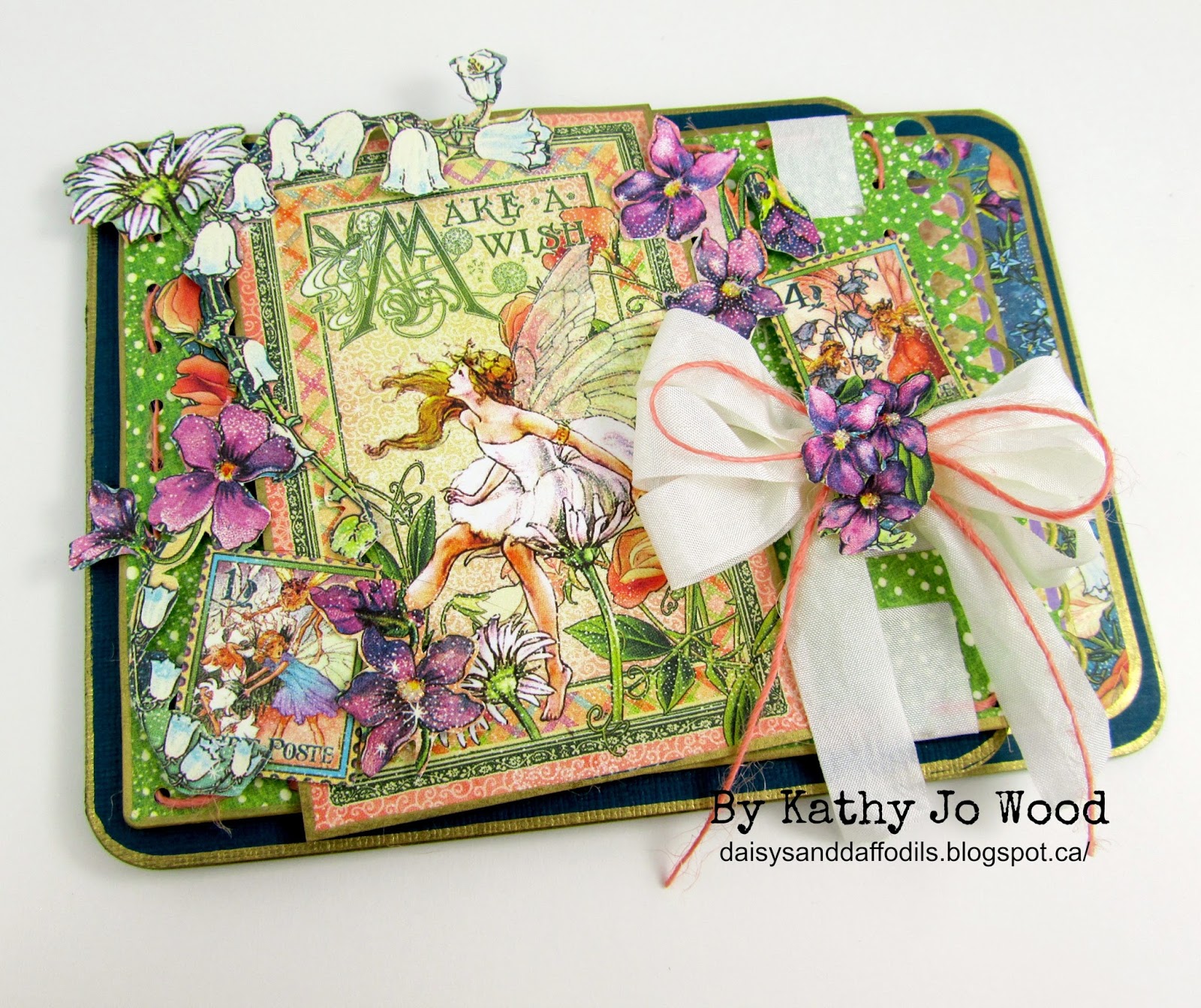 I'm a Little Teapot...: "Make a Wish" card using Graphic 45 Fairie Dust