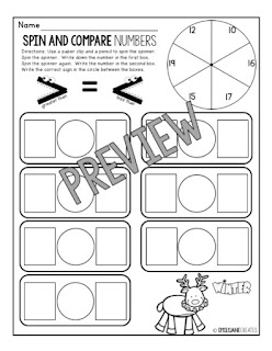 Emily Jane Creates: DECEMBER NO PREP KINDERGARTEN PACKET-OVER 100 PAGES!