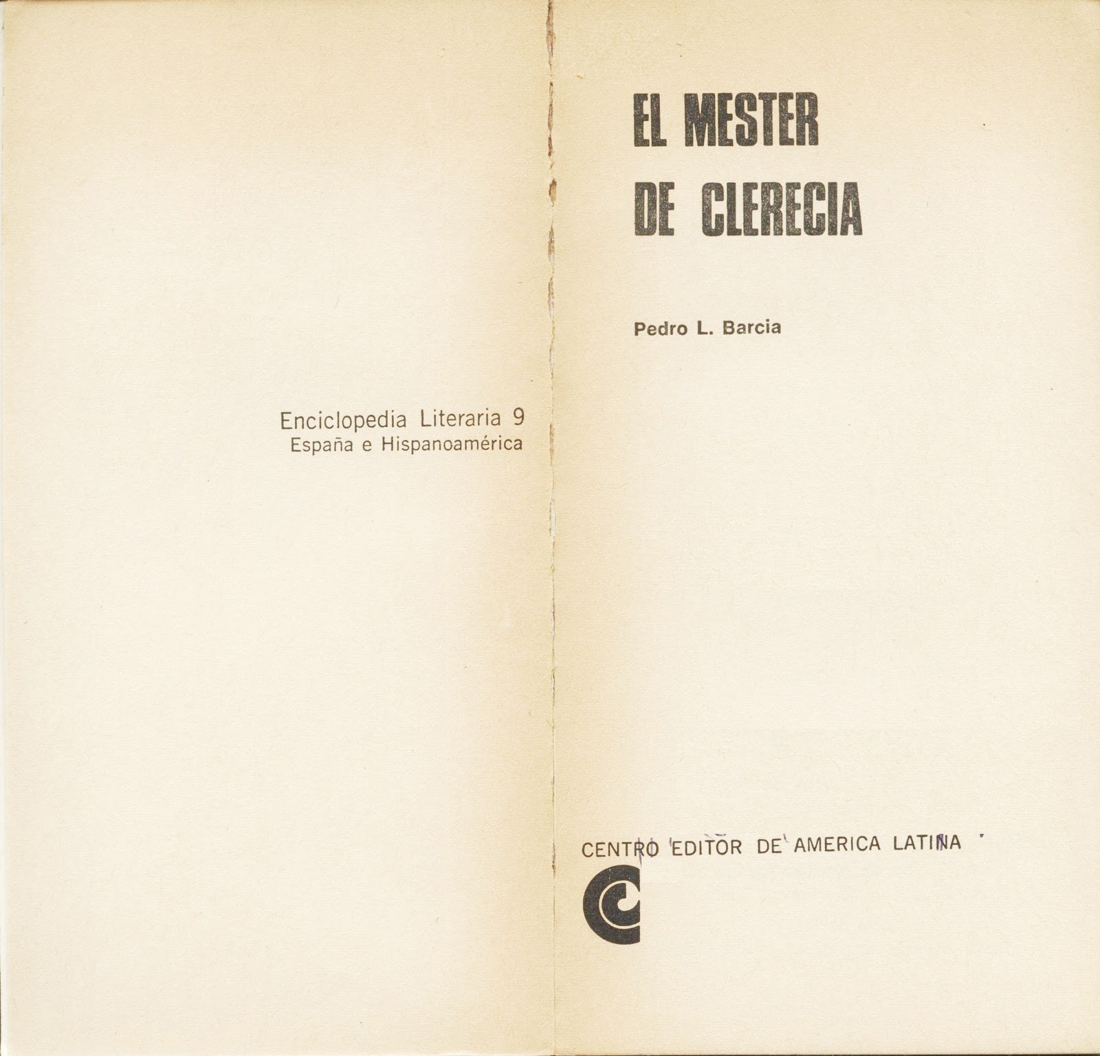 Apuntes de Literatura Extranjera: El Mester de Clerecía