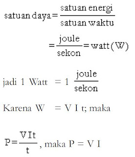Pengertian dan Rumus Daya Listrik serta Contoh Soal Daya Listrik