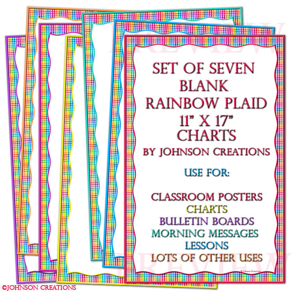 Johnson Creations: More 11" x 17" Charts