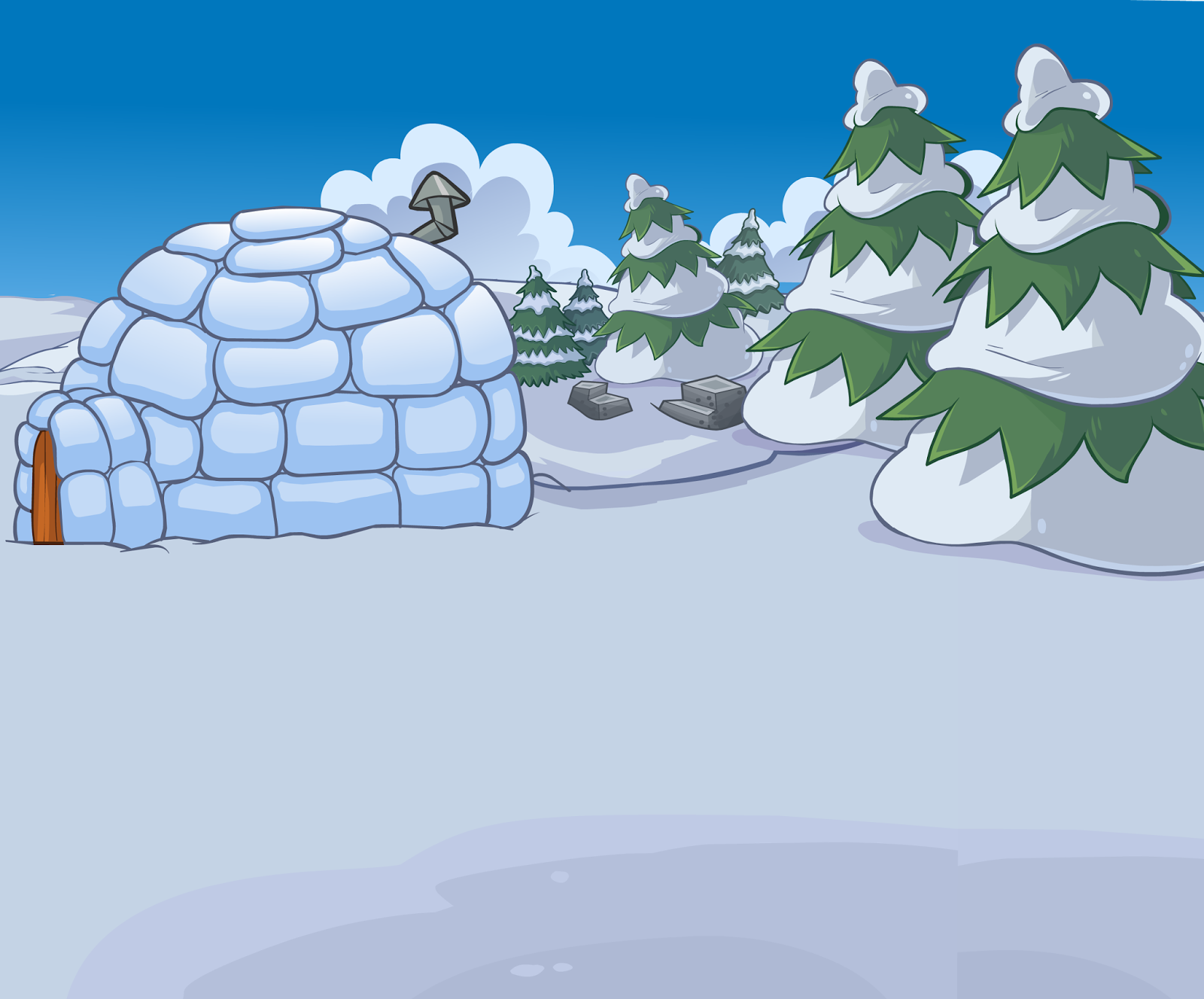 Club Penguin Cut Outs 2013: Backgrounds